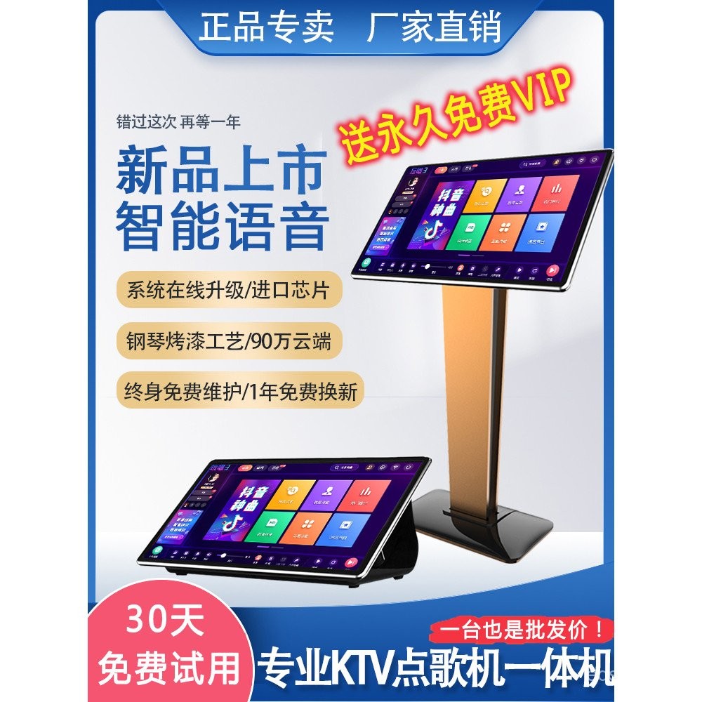 Voice Dual System Karaoke Machine Smart Home KTV Singing Machine Touch ...
