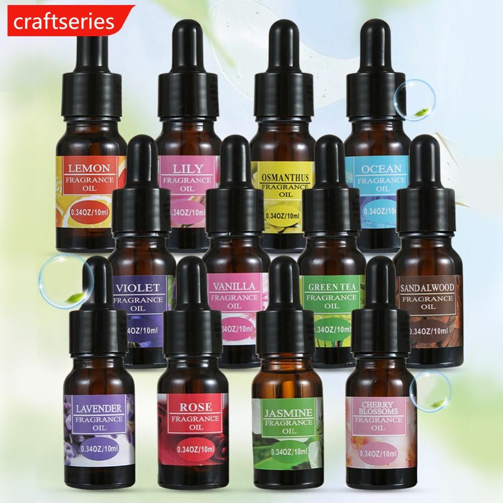 CRAFTSERIES 10ml Car Perfume Refill Liquid Flavors Essential Oil with ...
