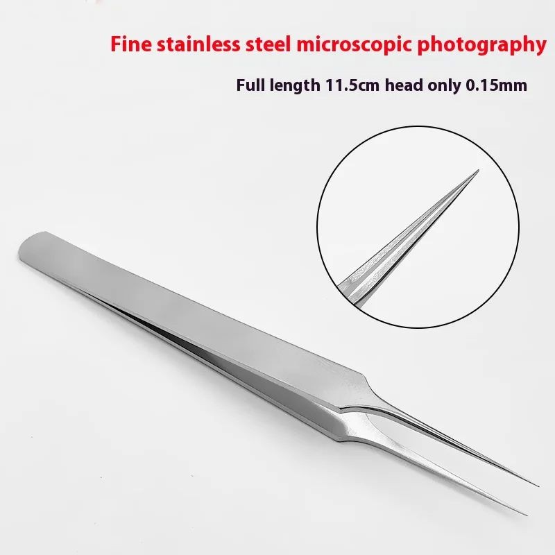 Ophthalmic micro forceps electronic forceps 0.15 mm straight-tip ...