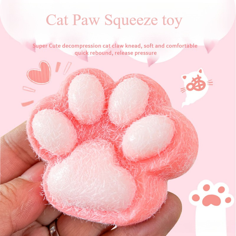 Flocking Cat Paw itaba squishy oreo taba squishy pudding Mochi Taba ...
