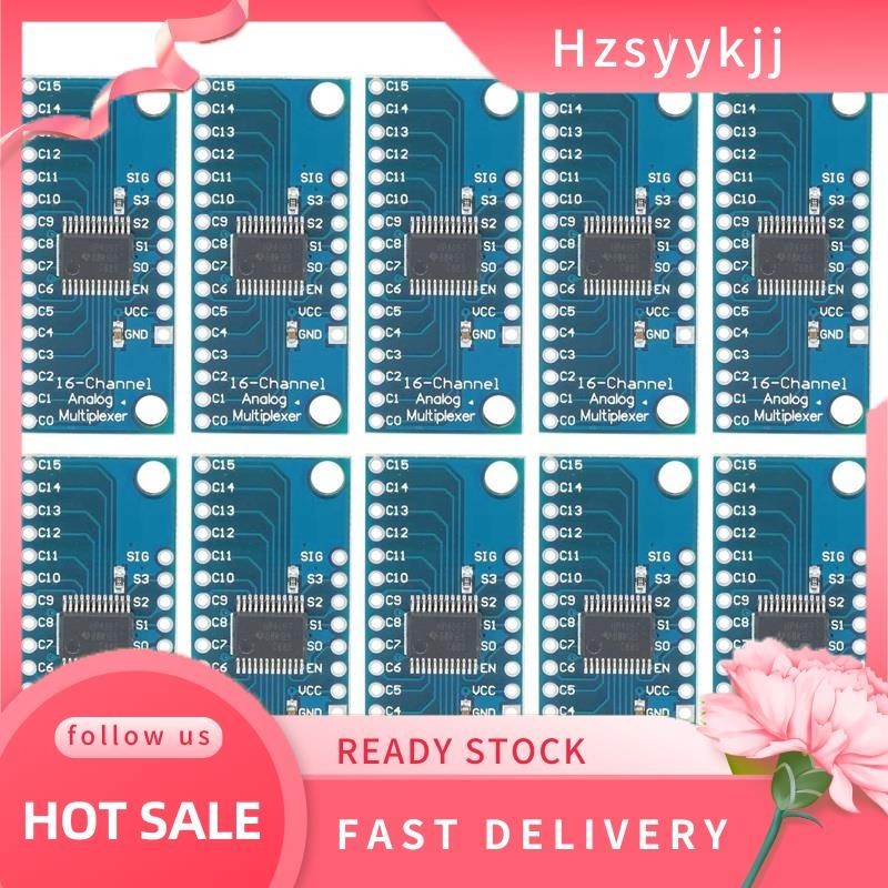【hzsyykjj】10pcs 16ch Analogue Multiplexer Module 74hc4067 Cd74hc4067