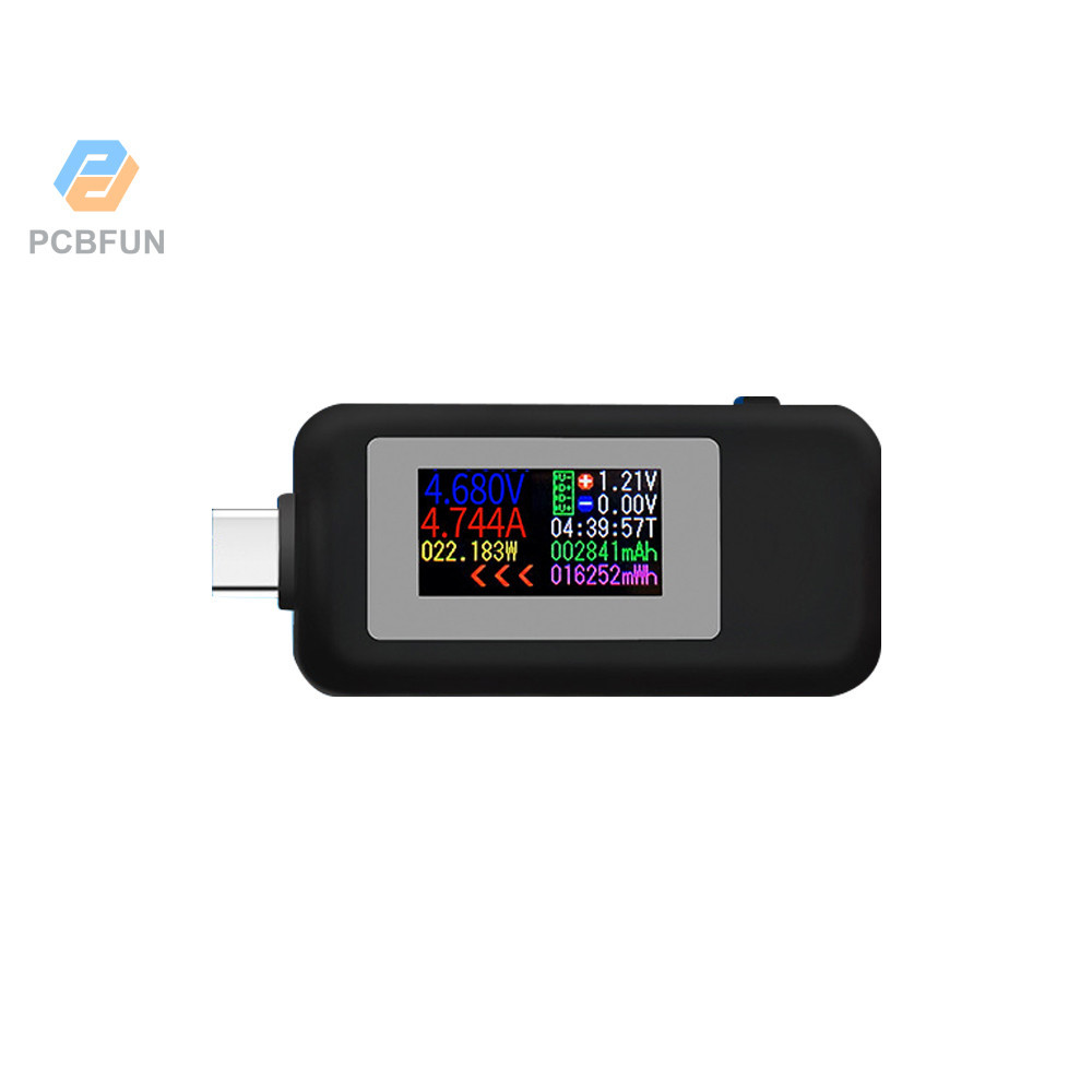 Pcbfun Type-c Power Meter Tester Bidirectional Tester Color Screen USB ...
