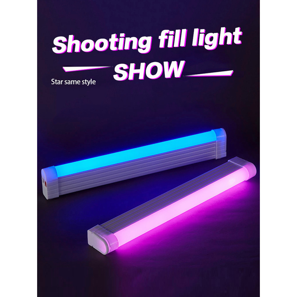 Rechargable Light LED RGB Tube USB Lamp Handheld Photography Lighting ...