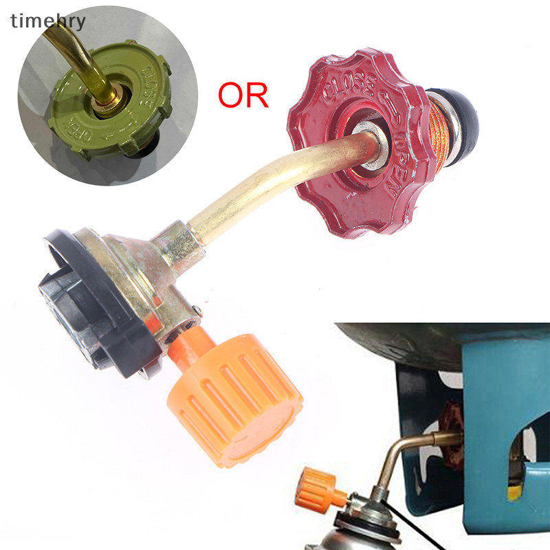 TY Butane Gas Cylinder Fuel Filler Adapter Charging Inflatable Valve ...