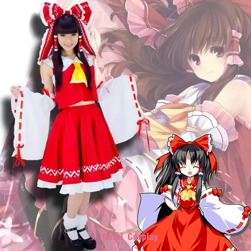 Touhou Project Scarlet Weather Rhapsody Cos Reimu Hakurei Cosplay ...