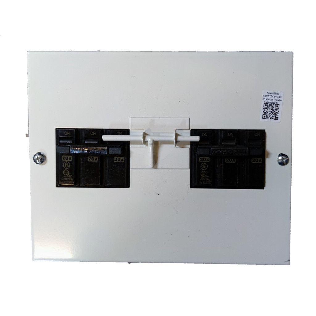 KOTEN MTS GE 20A 3 Pole Single Phase, Double Pole Double Throw Breaker ...