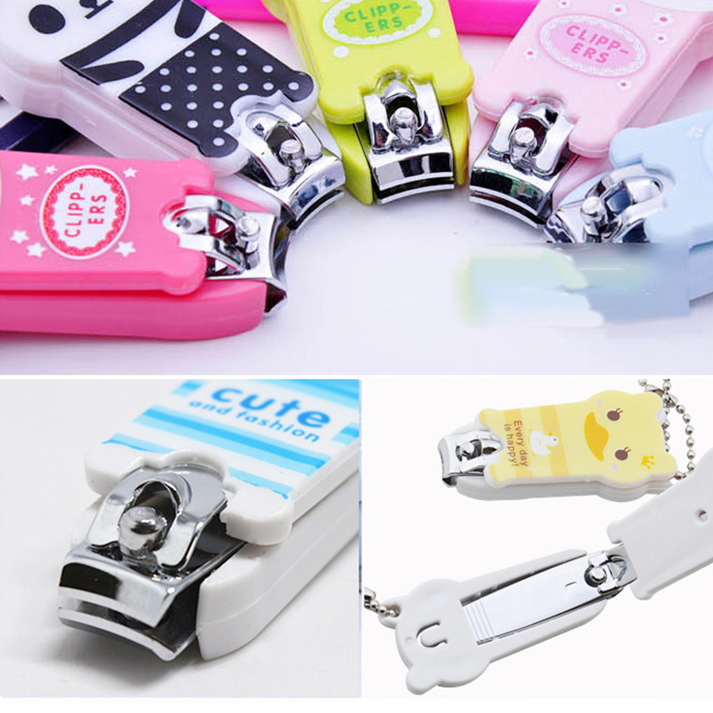 HEO~Cute Cartoon Nail Clipper Stainless Steel Fingernail Toenail Cutter ...