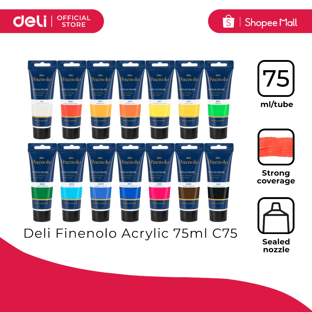 Deli C75 Finenolo Acrylic 75ml | Shopee Philippines