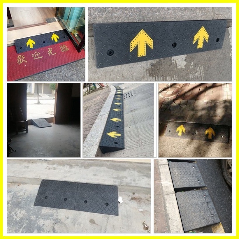 SOB*Portable Climbing Heavy Duty Threshold Uphill Slope Curb Ramp Mat ...