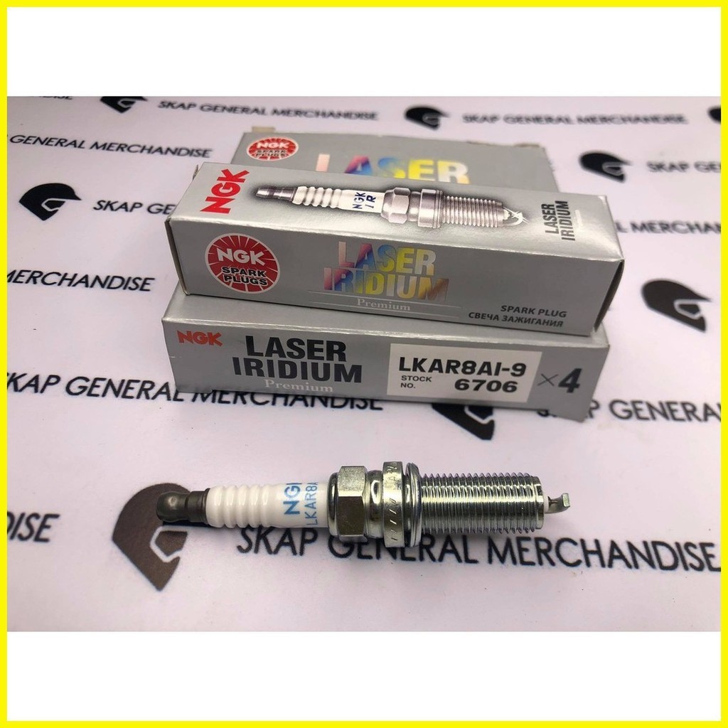 NGK - SPARK PLUG LASER IRIDIUM - ROUSER NS200 / RS200 / DOMINAR 400 KTM DUKE RC ( LKAR8AI-9 ...