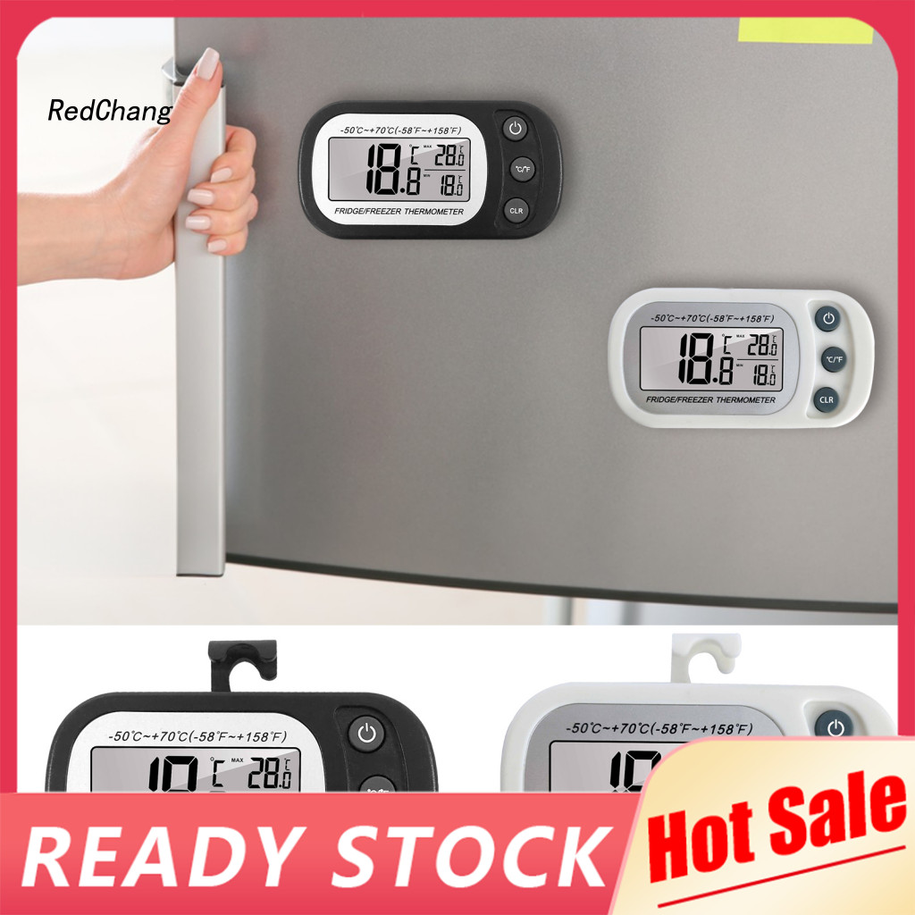 RC~ Waterproof Refrigerator Thermometer Lcd Digital Refrigerator ...