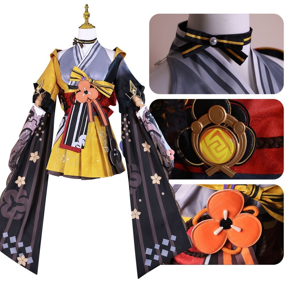 Genshin Impact cos Inazuma City Chiori kimono cosplay Anime Game ...