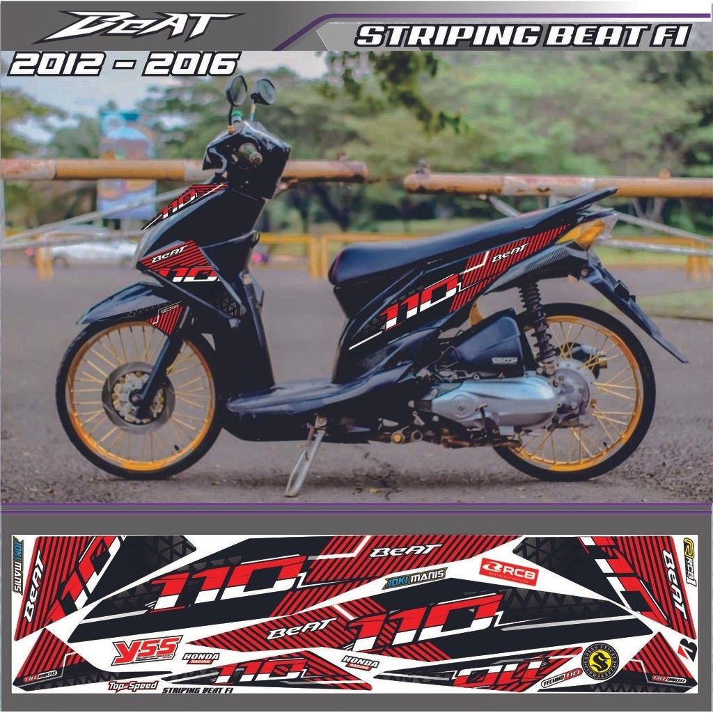 List beat fi 2013-2016 Sticker Variations/honda beat fi 2015 Motorcycle ...