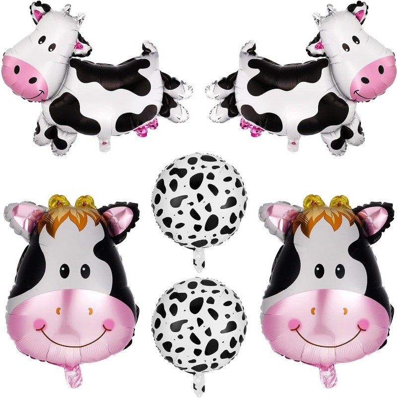 Cow Balloon Walking Cow Foil Balloon Funny Cow Print Balloon Big Cow ...