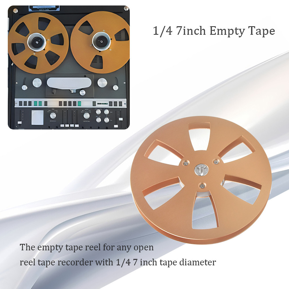 7 In X 1/4 In Empty Tape Reel Nab Hub Aluminum Empty Disc Opening ...