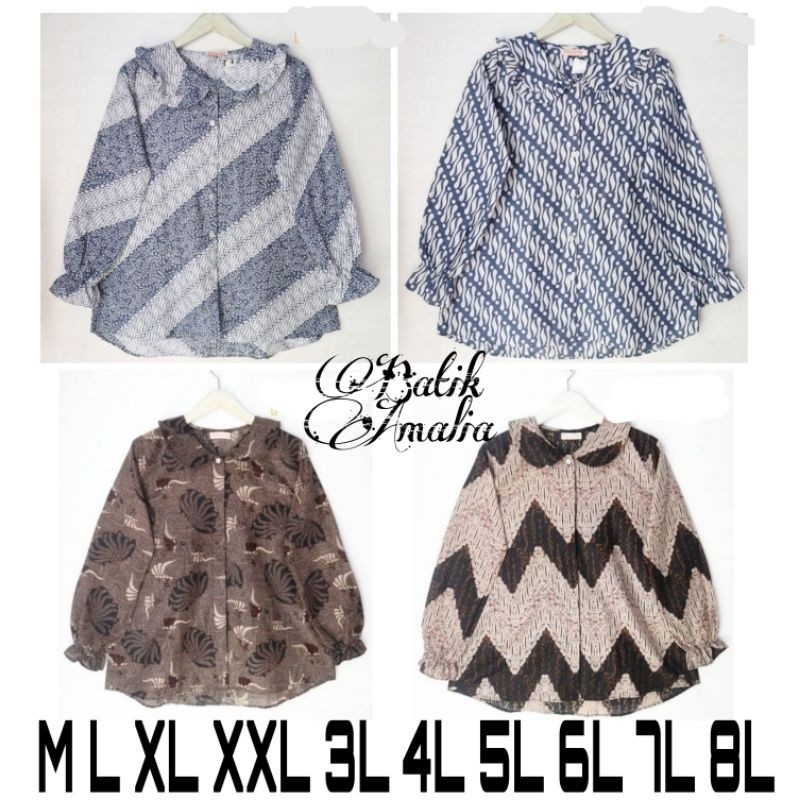Batik JUMBO BIG SIZE JUMBO XXL XXXL 3L 4L 5L BATIK JUMBO COUPLE "M,L,XL ...