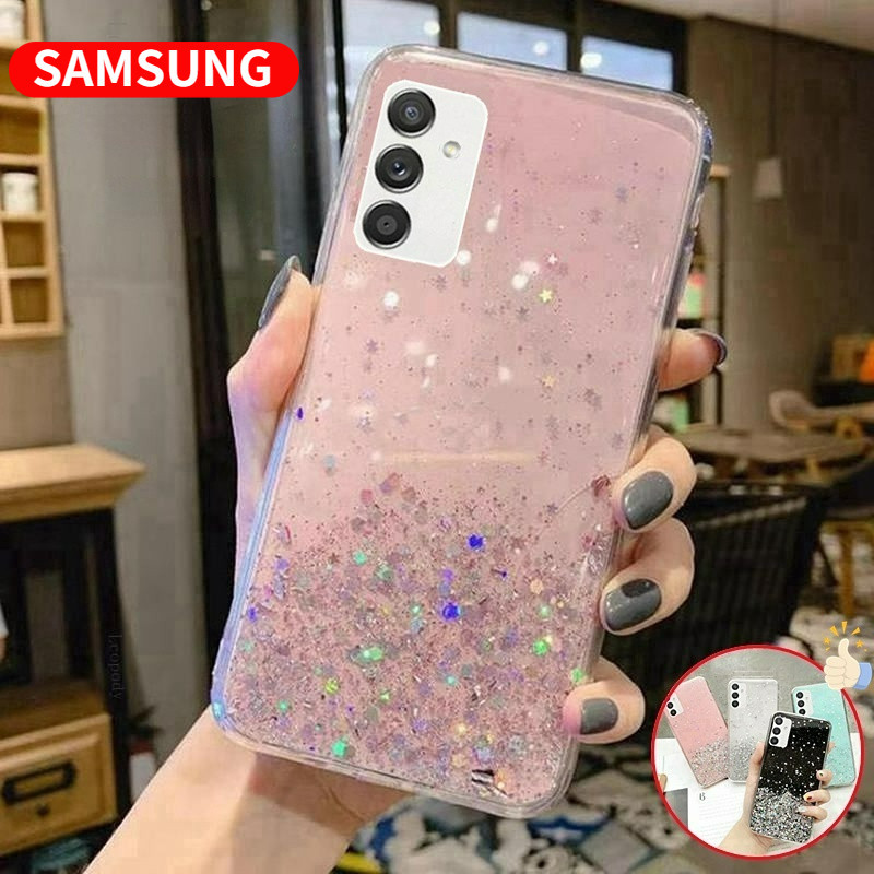 Casing For Samsung Galaxy A55 5G A35 A56 A36 A26 A16 LTE 2025 Phone Case Luxury Gradient Star ...