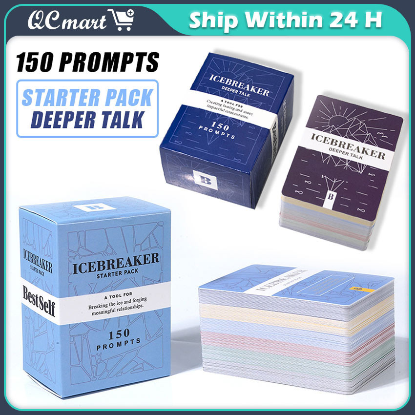 【Fast Shipment】 Deck Board Game Icebreaker Deeper Talk Conversation ...