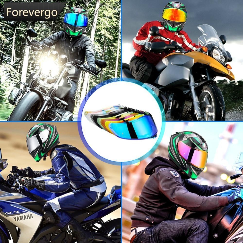 FOREVERGO Motorcycle Helmet Visor Lens Shield Glasses Full face For AGV ...