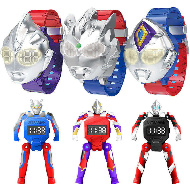 Smart Children's Edition Deformation Watch Siro Ultraman Toy Luminous Q ...