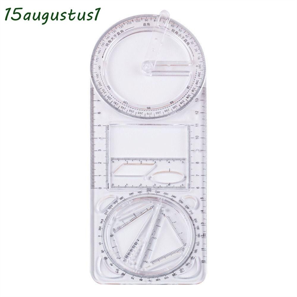 AUGUSTUS Drawing Ruler, Activity Angle Multifunctional Geometry Ruler ...