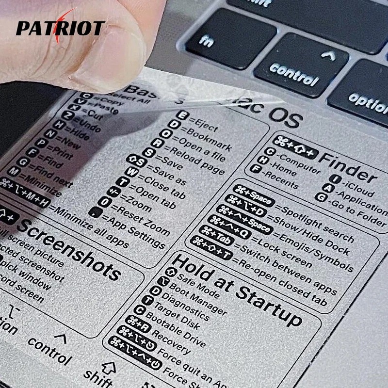 [PATRIO] Multiple Styles Keyboard Shortcut Sticker For Windows PC ...