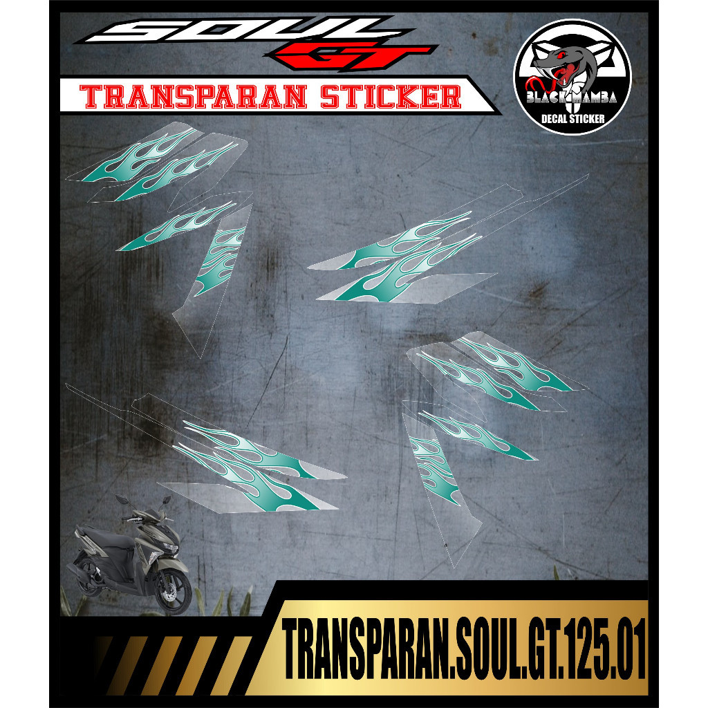 STRIPING TRANSPARENT SOUL GT 125 VARIATION TRANSPARENT SOUL GT 125 CODE ...