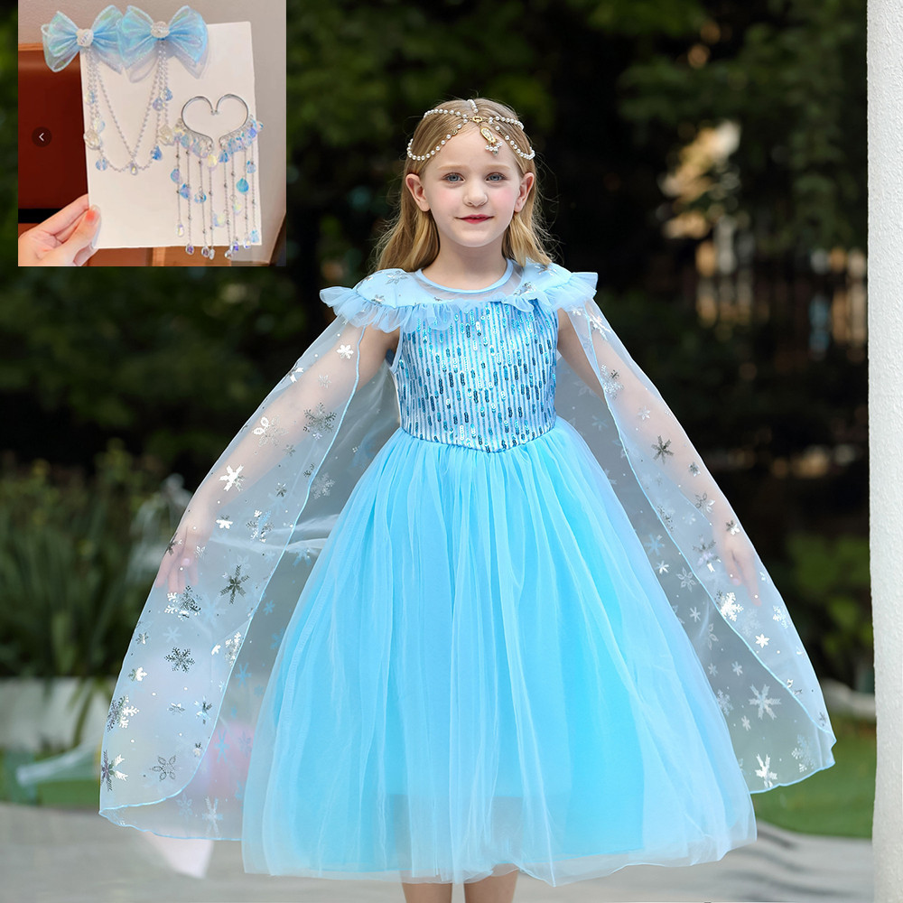 Halloween Cosplay Frozen Elsa Princess Dress Frozen の Frozen Princess ...