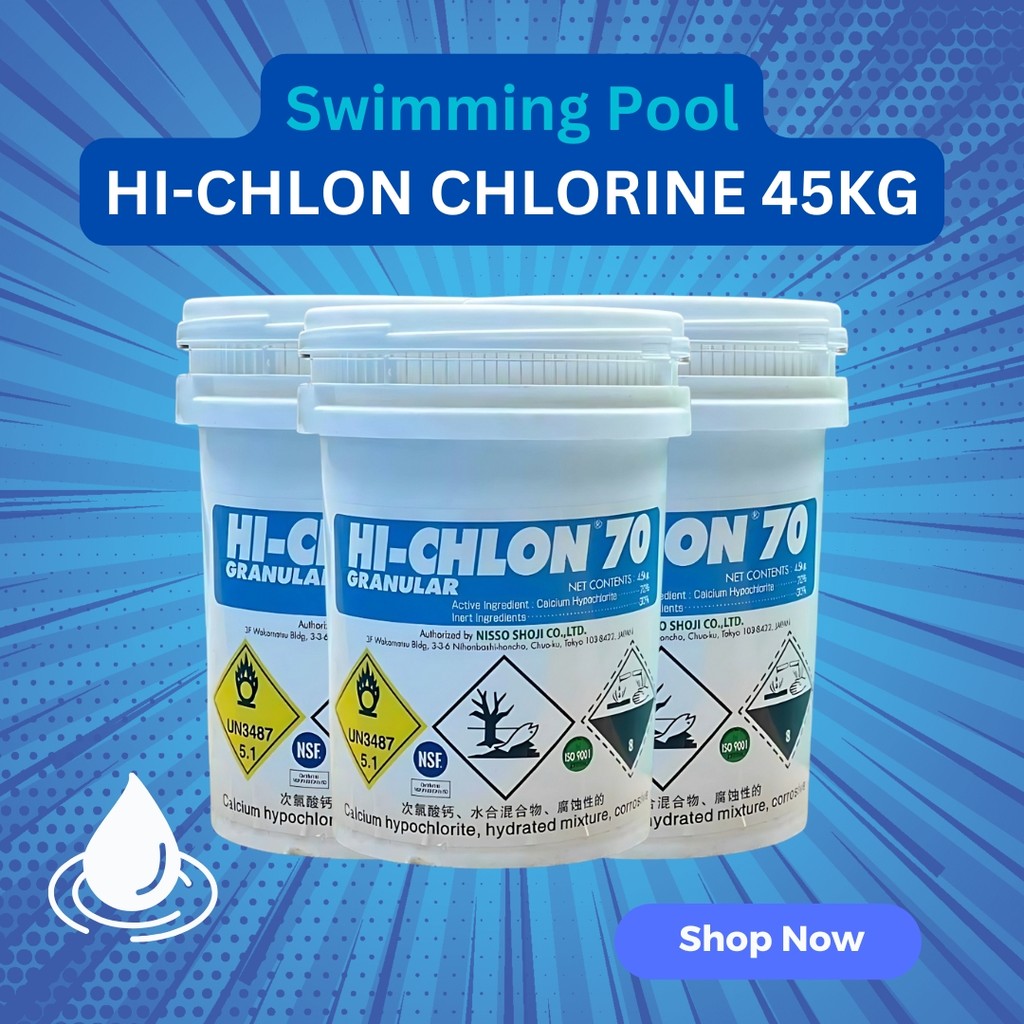 HI-CHLON 70 JAPAN CHLORINE (45KG) | Shopee Philippines