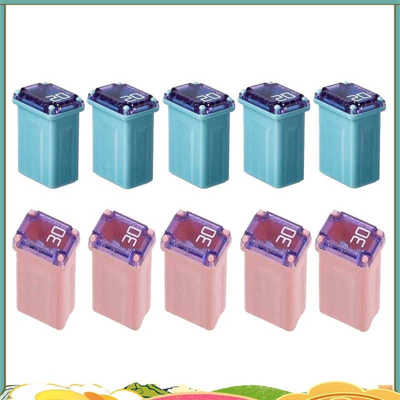 10 PCS 20Amp 30Amp Miniature Box Fuses FMM MCASE Type FMM Maxi Fuses ...