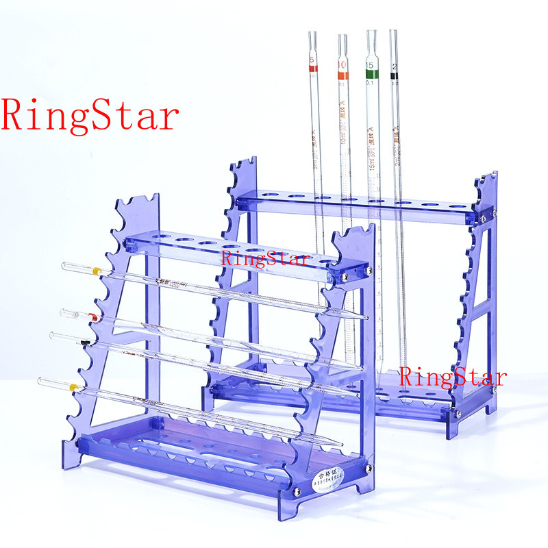 [COD]Laboratory Plastic Trapezoidal Pipette Rack 18-hole Volumetric ...