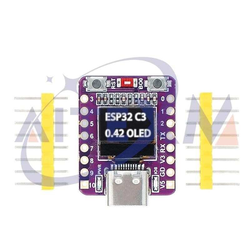 ESP32 C3 OLED Display Module Development Board Ceramic Antenna ESP32 Supermini Development Board ...