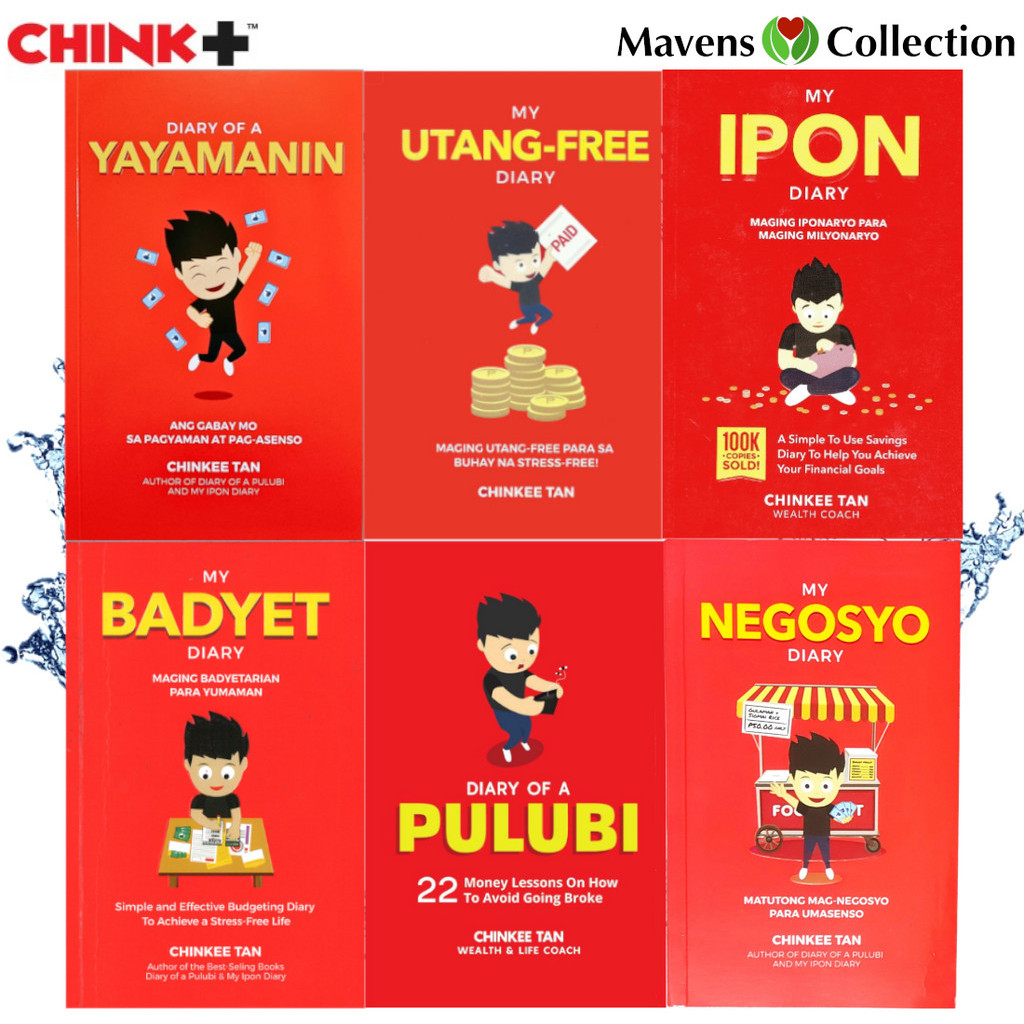 CHINKEE Yayamanin Collection (Ipon Badyet Utang-Free Pulubi Negosyo Yayamanin Diaries) 6 Books ...