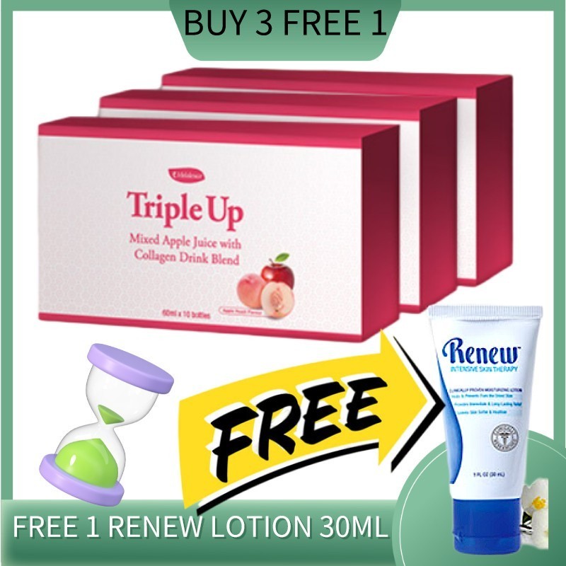 BUY 3 FREE 1 Triple Up Collagen 10,000mg (3 packs x 10bottles/pack ...