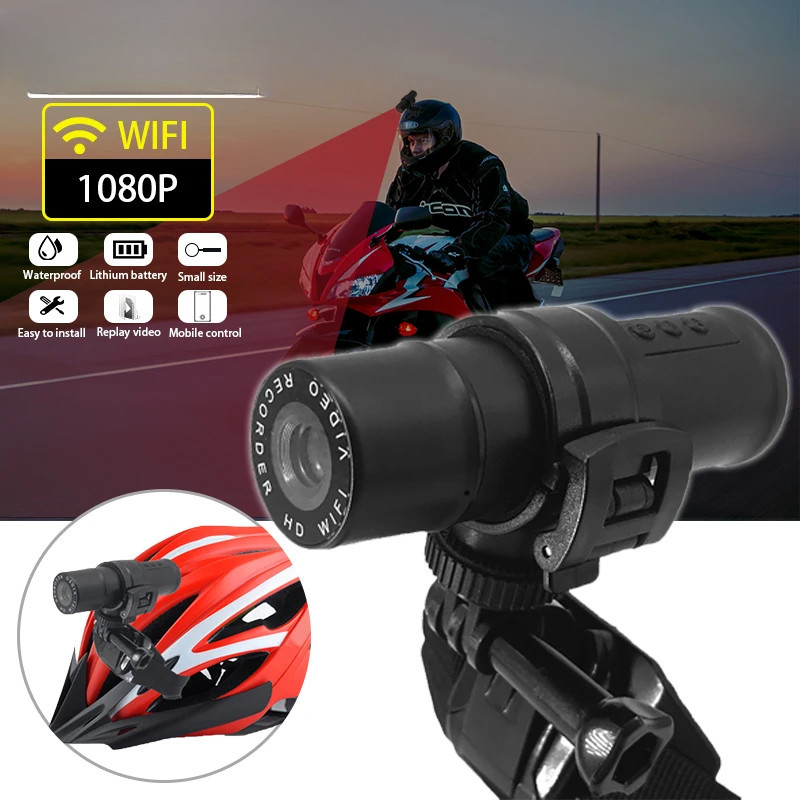 Waterproof Motorcycle Camera DVR Camcorder Full HD Bicycle Motorcycle ...