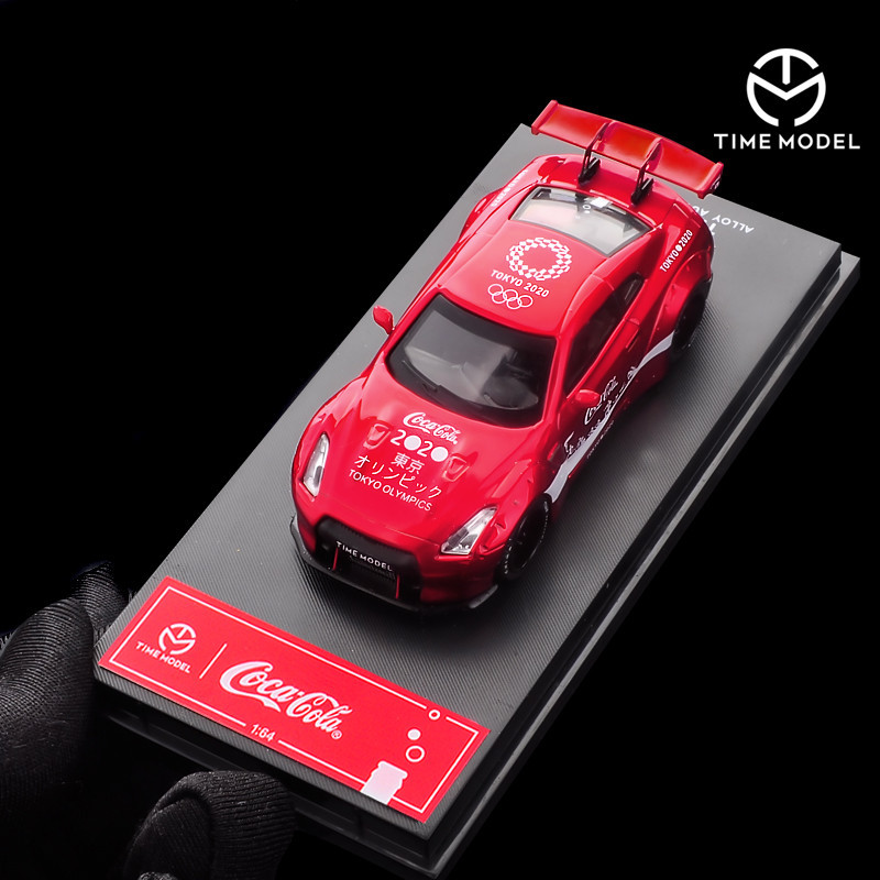 1:64 TM Nissan GTR Coca-Cola Alloy Car Model With Display Box | Shopee ...