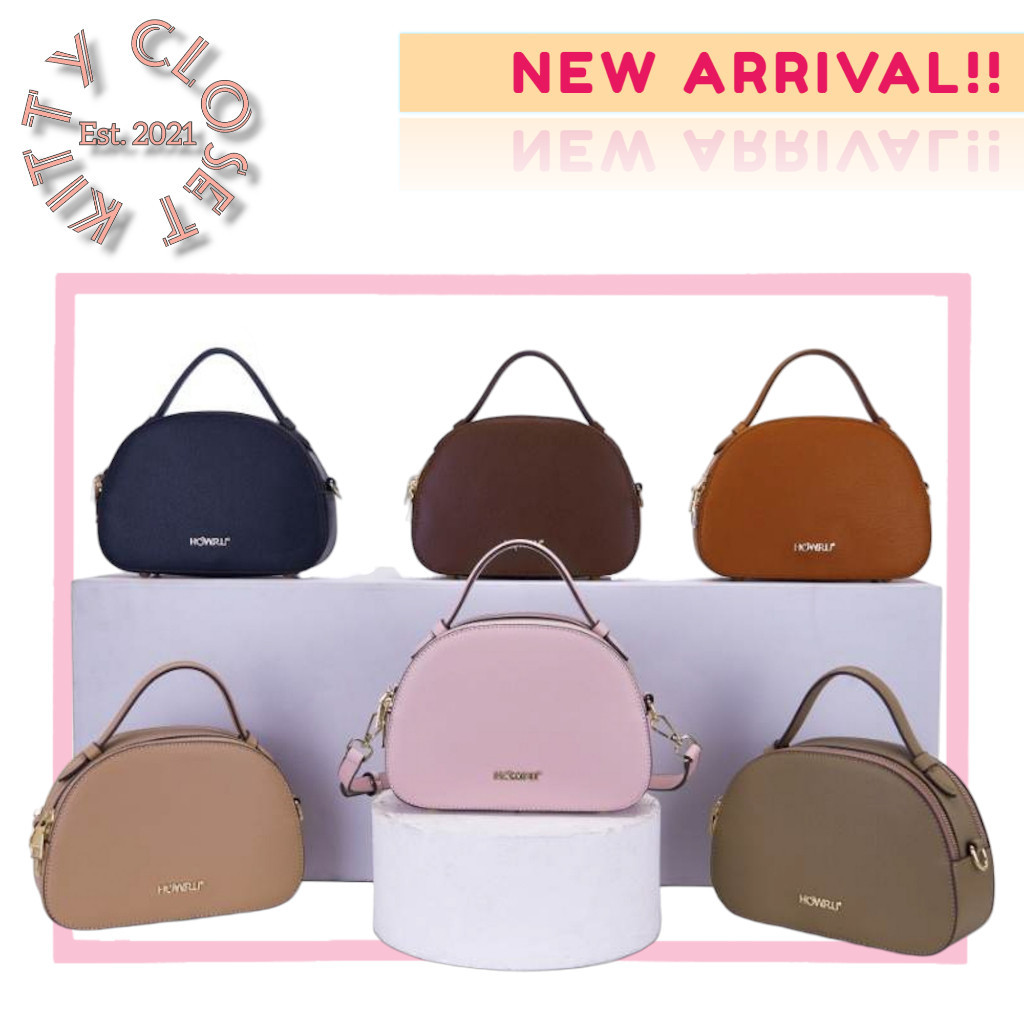 ORIGINAL HOWRU LEATHER SLING BAG NEW ARRIVAL ARC SLING | Shopee Philippines