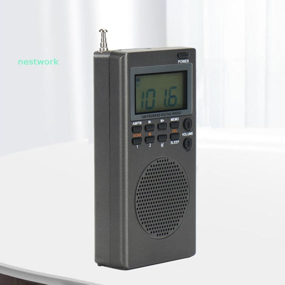 Mini Pocket FM AM Radio AM FM Portable Radio Backlight HD Display ...