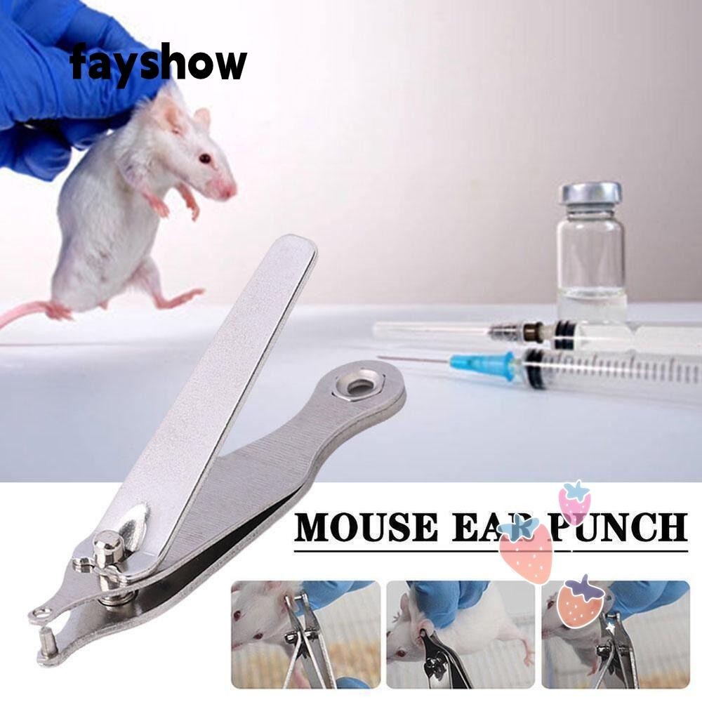 FAY Animal Experimental Ear Punch, Stainless steel Safe Mouse Ear Punch ...