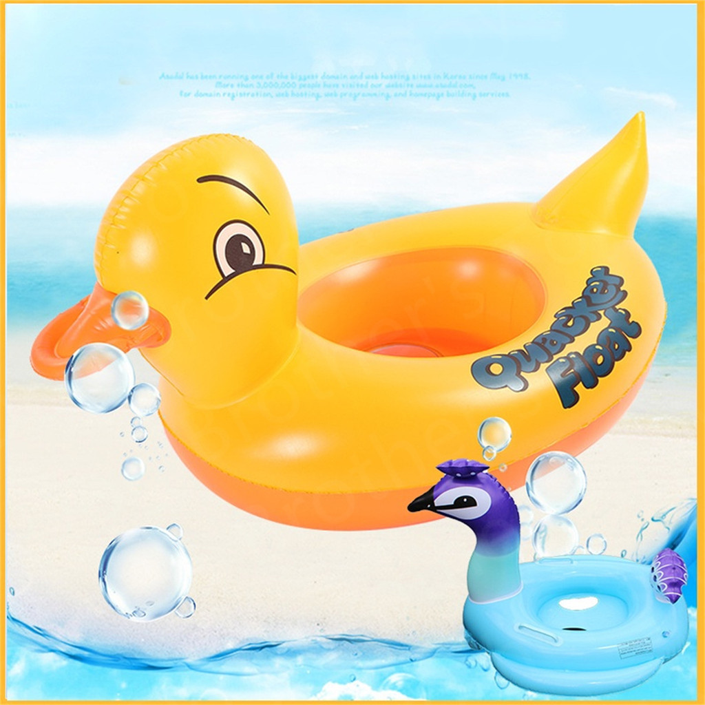Baby Inflatable Swimming Boat The Peacock/Duck Inflatable Swimming ...
