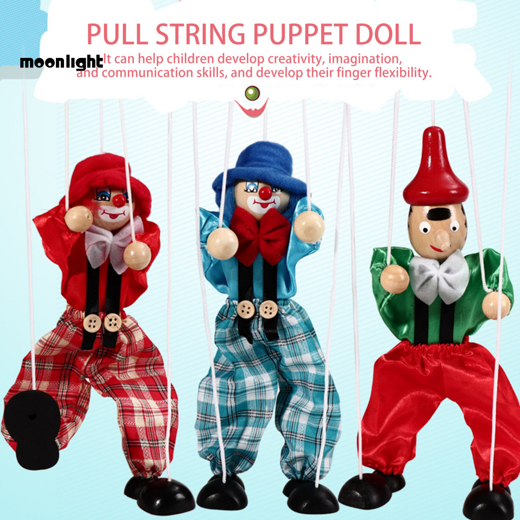 MO Pirate Puppet Toy Girls Puppet Toy Interactive Wooden Pirate ...