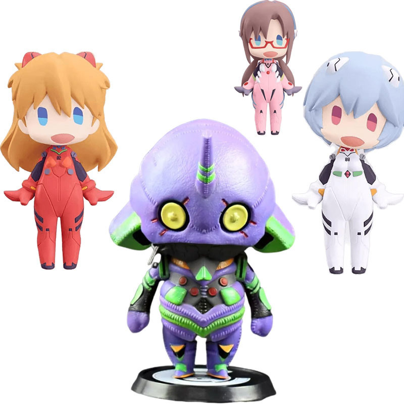 NEON GENESIS EVANGELION Ayanami Rei Makinami Mari Illustrious Asuka ...