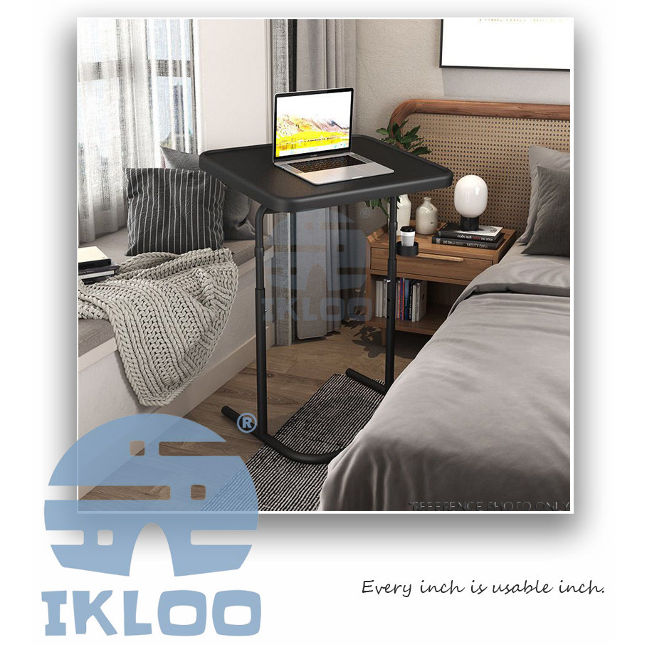 Ikloo nordic style computer table adjustable working table metal stand ...