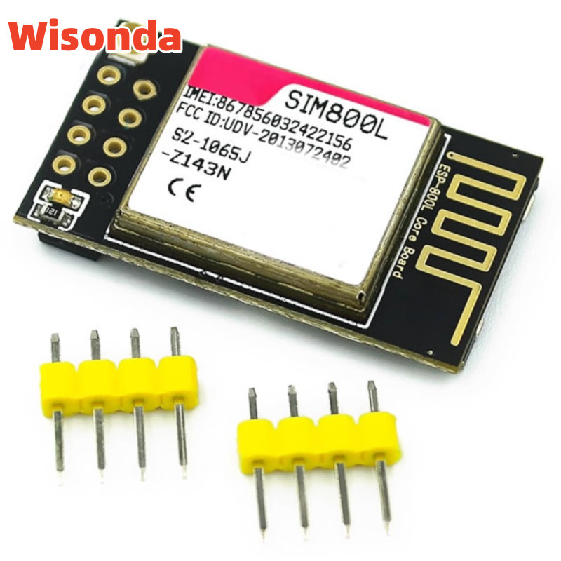 SIM800L GPRS GSM Module MicroSIM Card Core BOard Quad-band TTL Serial ...