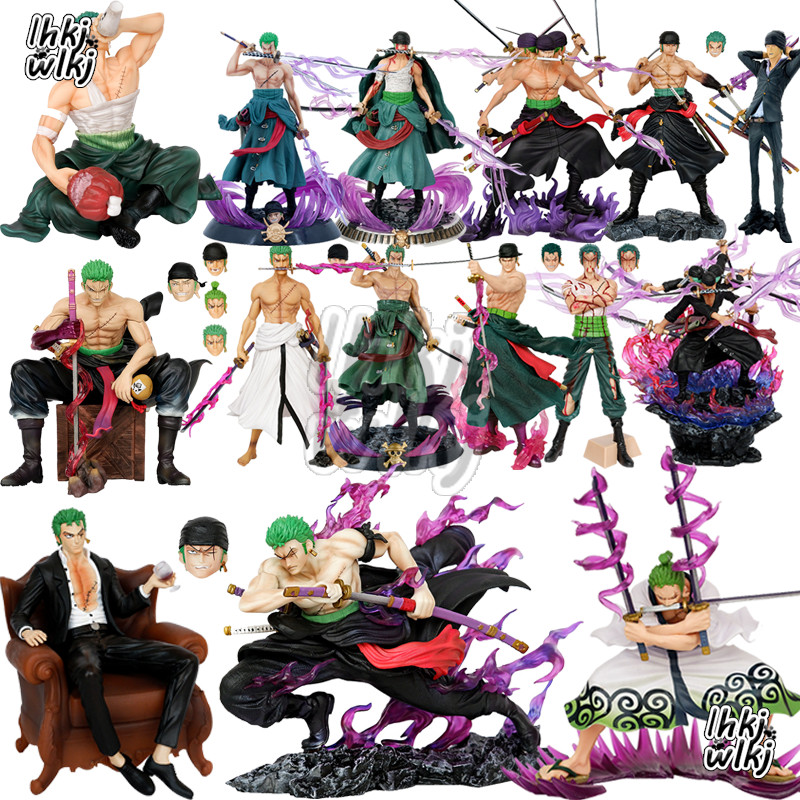 20 Species Zoro Action Figure One Piece 30CM Model Decoration Santoryu ...