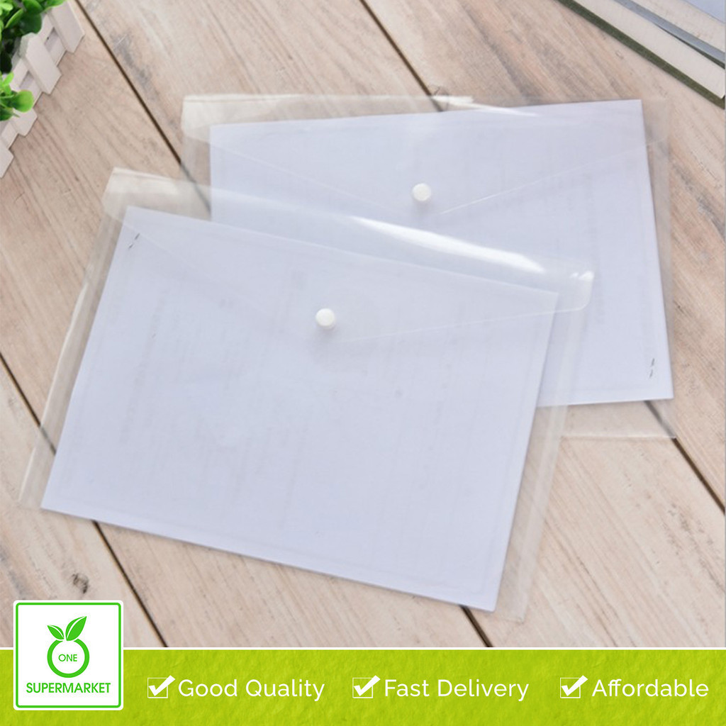 One Supermarket Long and Short White Plastic Envelope School Office ...