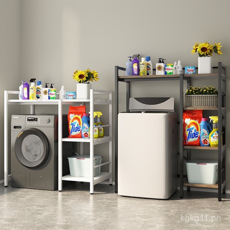 Flip Cover Washing Machine Storage Rack Balcony Drum Washing Machine ...