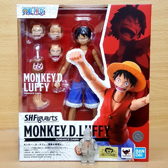 S.H.FIGUARTS Shfiguarts Monkey. D. Luffy Romance Dawn- SHF ONE PIECE ...