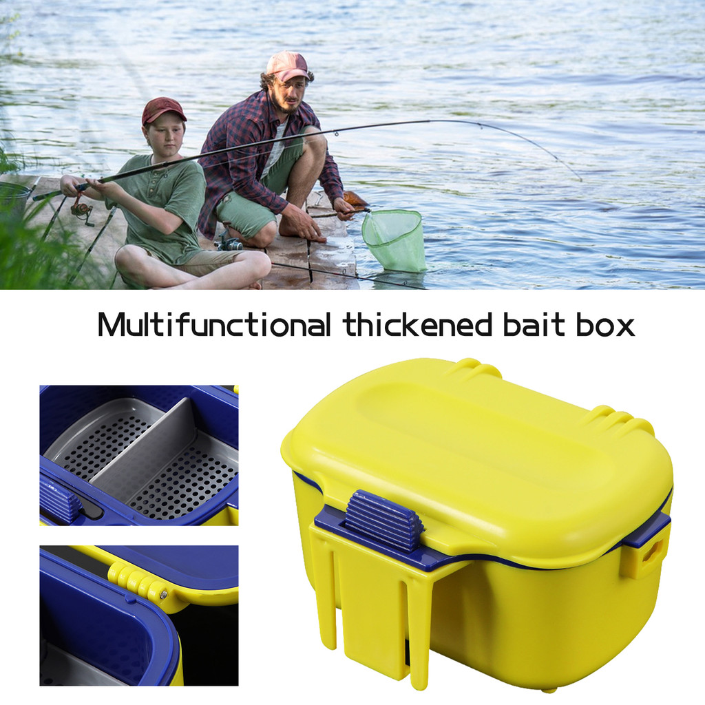 VCF Fishing Live Bait Box with Breathable Hole Waterproof Live ...