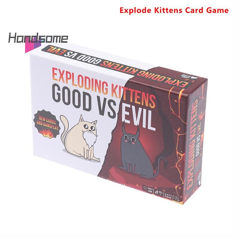 Handsome- Explode Kittens Card Game Edition Party Streaking Kittens ...